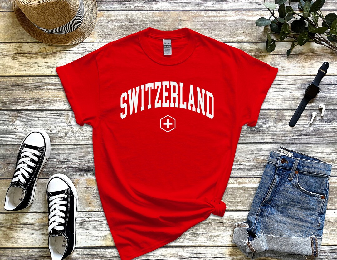Switzerland Shirt, Cool Comfort Switzerland Tshirt, Switzerland Flag ...
