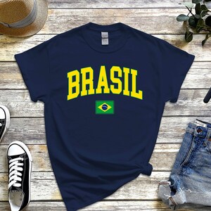 Brasil Shirt, Cozy Brazil Tshirt, South America Capital Country, Brasil ...