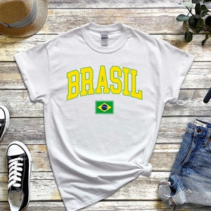 Brasil Shirt, Cozy Brazil Tshirt, South America Capital Country, Brasil ...