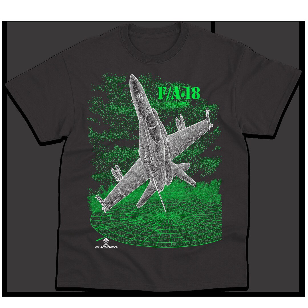 Hand Drawn F-18 Hornet Tee - Etsy