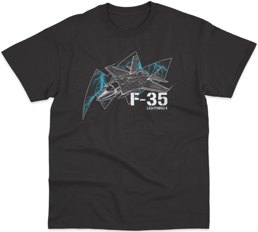Hand Drawn F-35 Lightning II Tee - Etsy