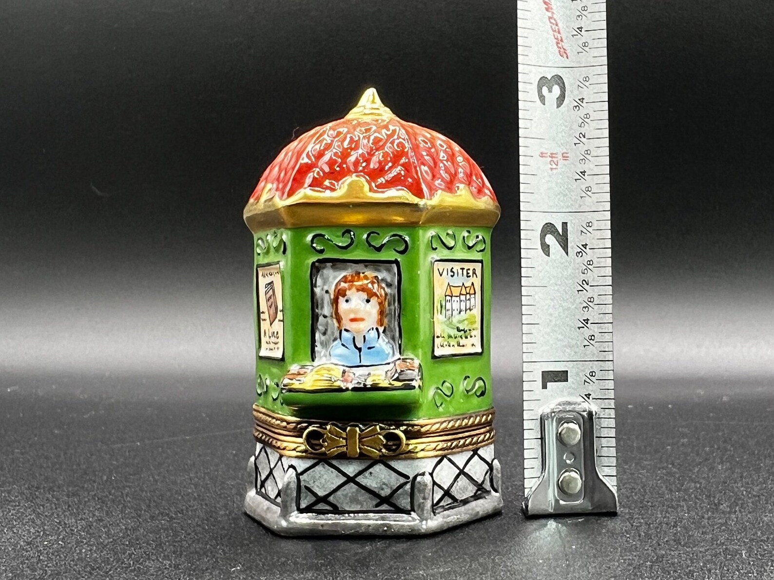 Limoges Eximious paris Newspaper Kiosk Newsstand France Porcelain ...