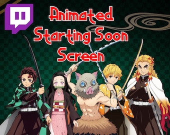 Anime Starting Soon Screen - Etsy