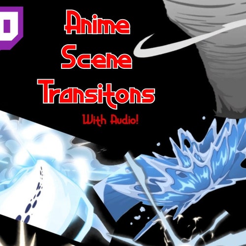 Anime Style Stream Transition Stingers Overlays Animations - Etsy