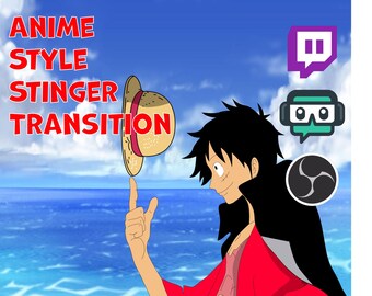 Anime Transition Overlay WITH SOUND Stinger Overlay Used - Etsy