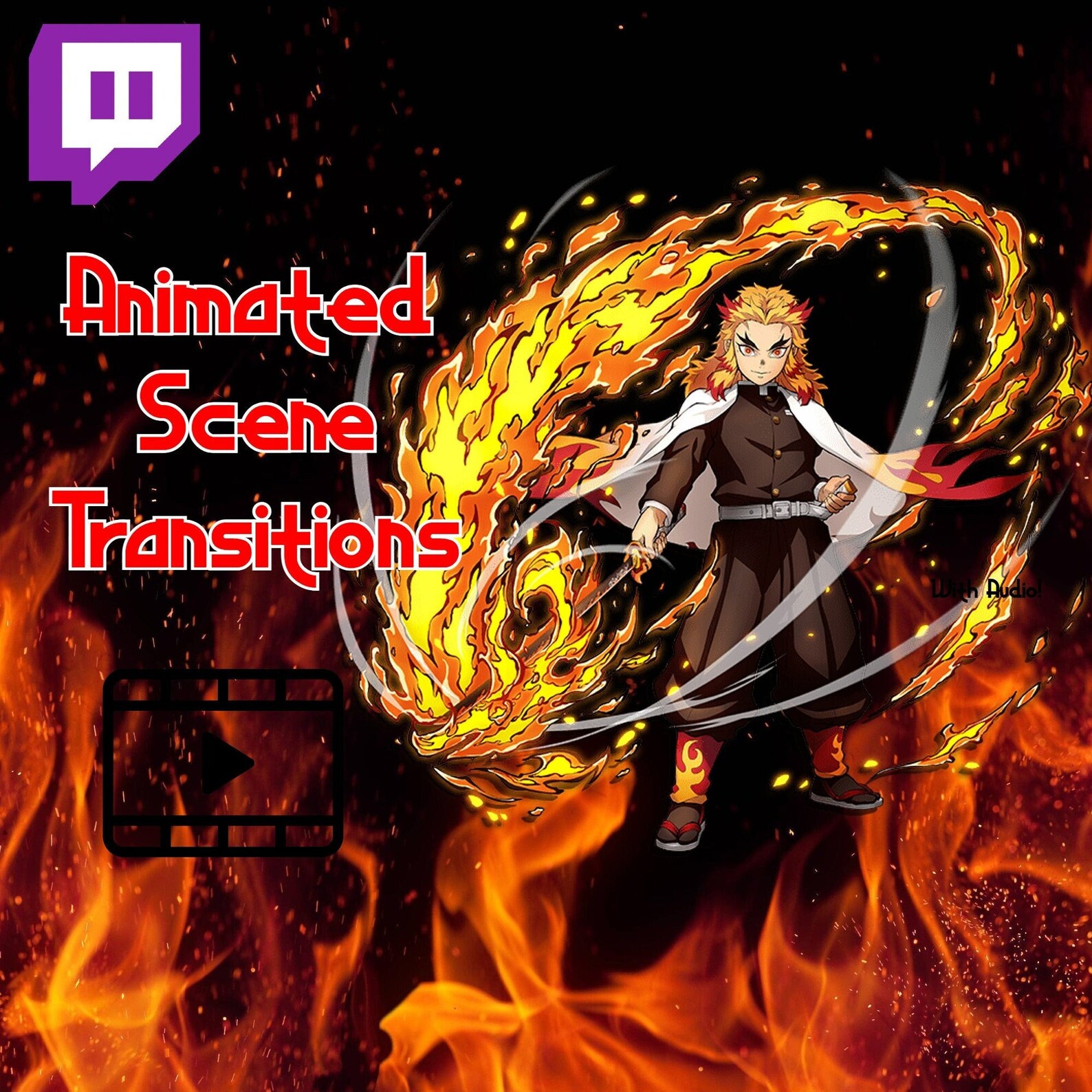 Anime Style Stream Scene Transition - Etsy