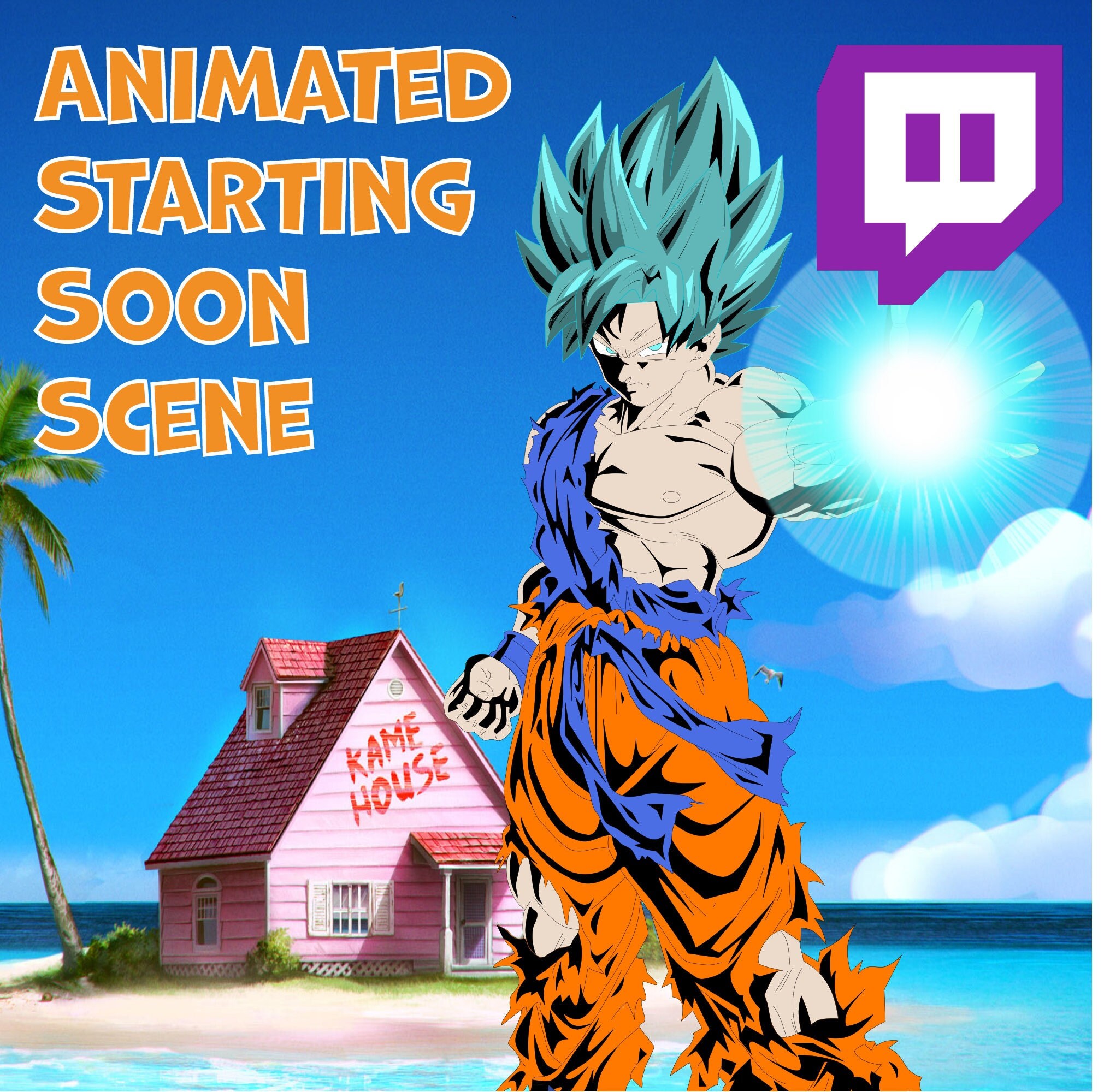 Anime Animated Starting Soon Scene - Etsy