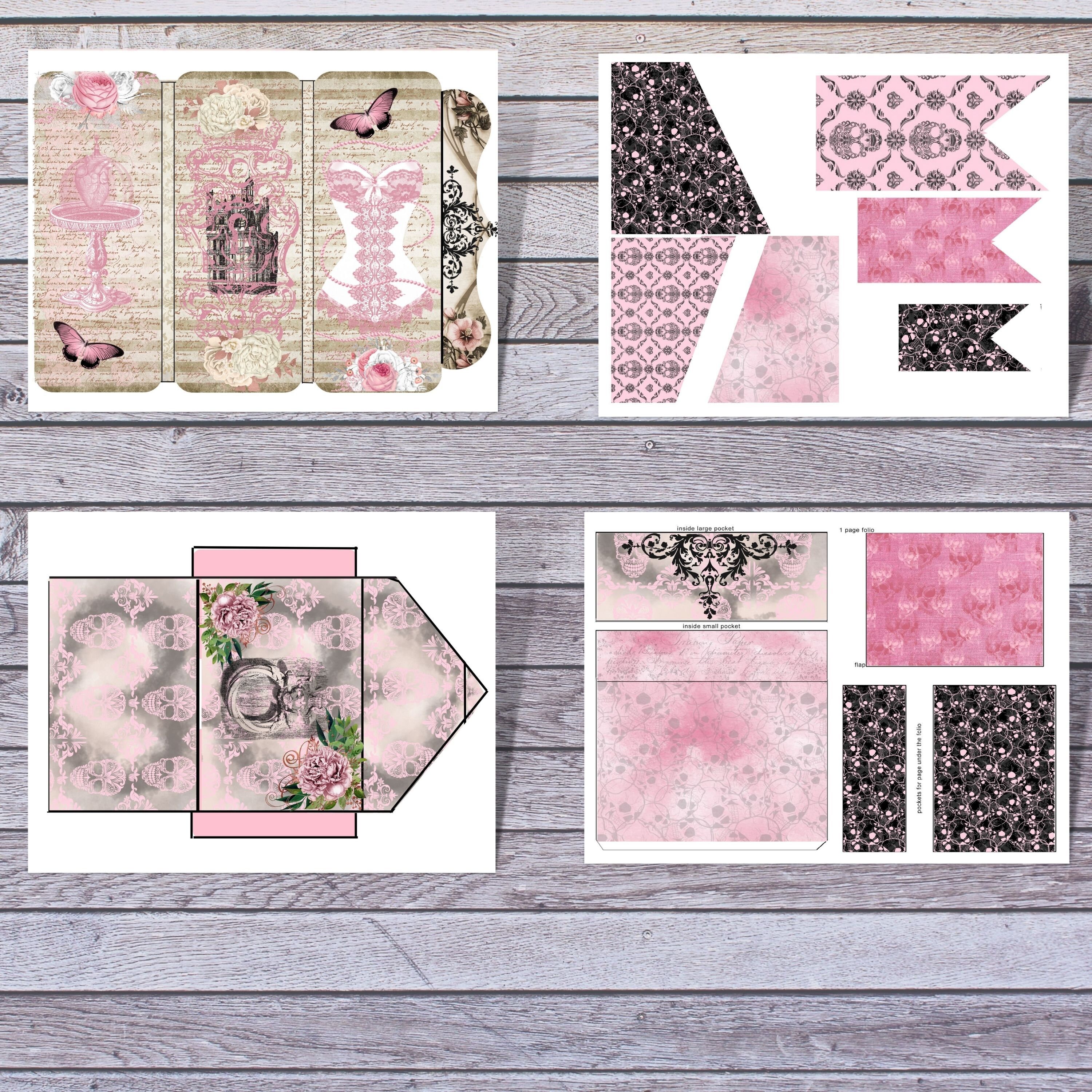 Digital Junk Journal Kit Printable Scrapbook Kit Digital - Etsy
