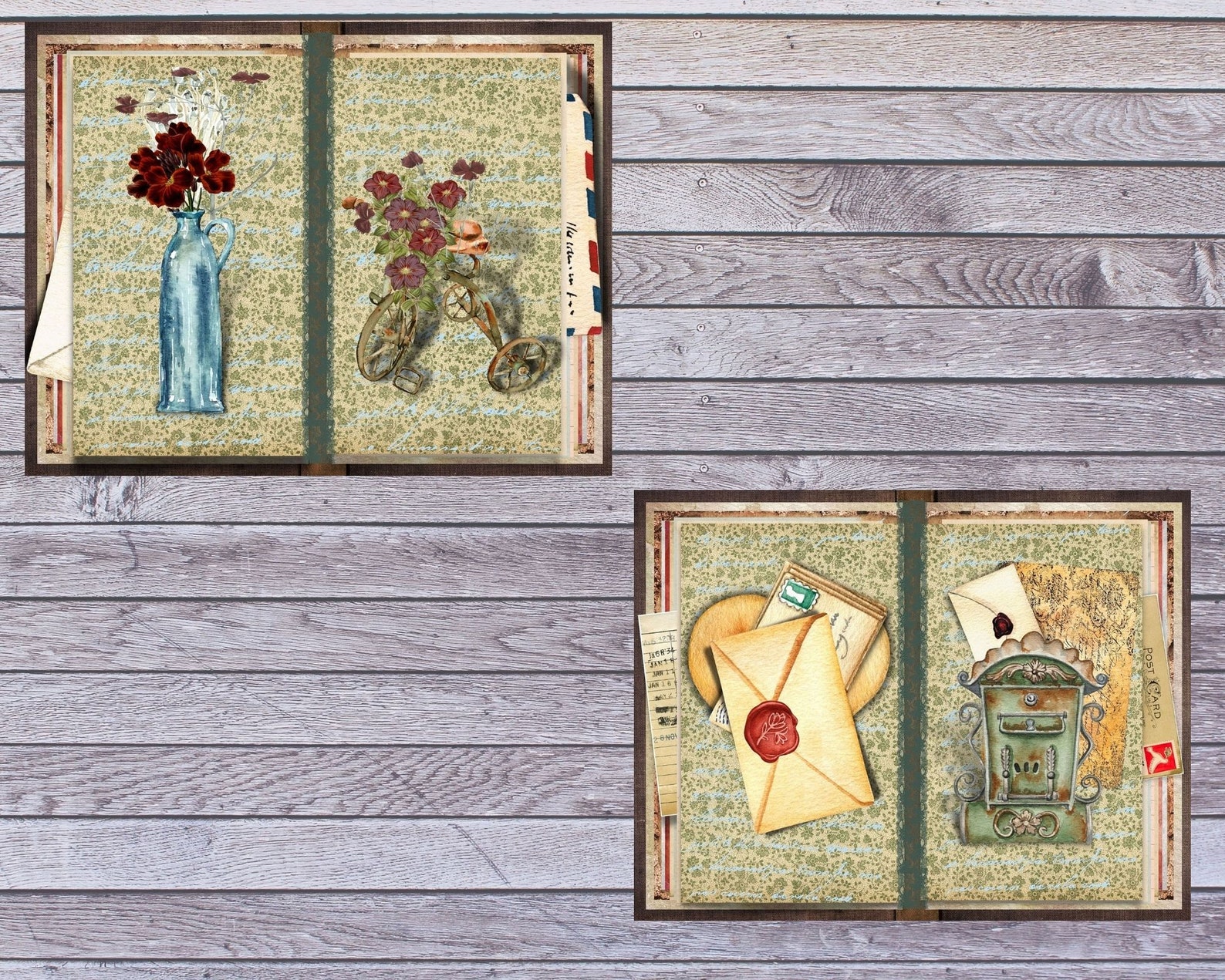 Digital Junk Journal Kit Printable Junk Journal Digital Kit - Etsy Canada