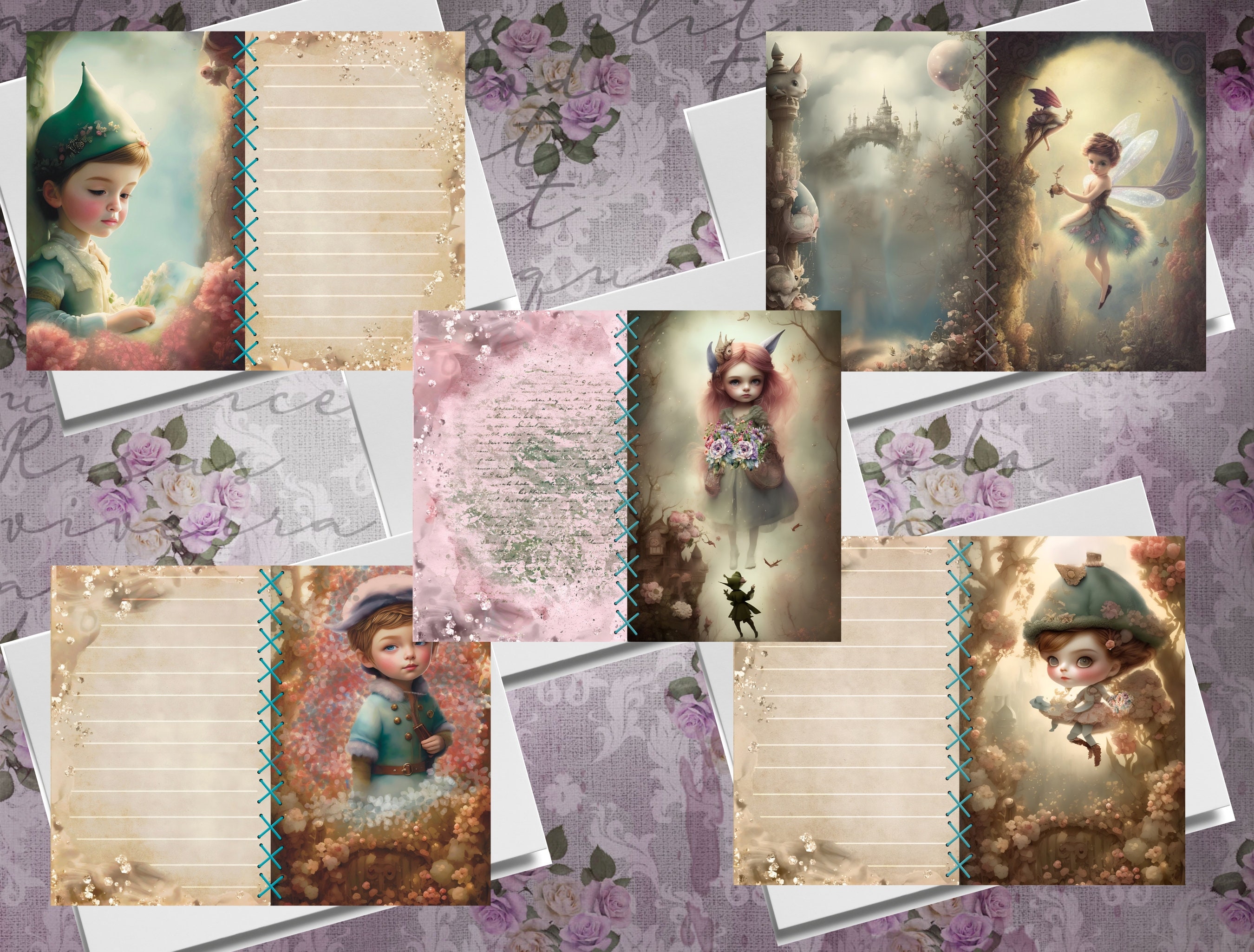 Peter Pan Junk Journal Kit | Peter Pan, Neverland, Tinker Bell , Junk ...