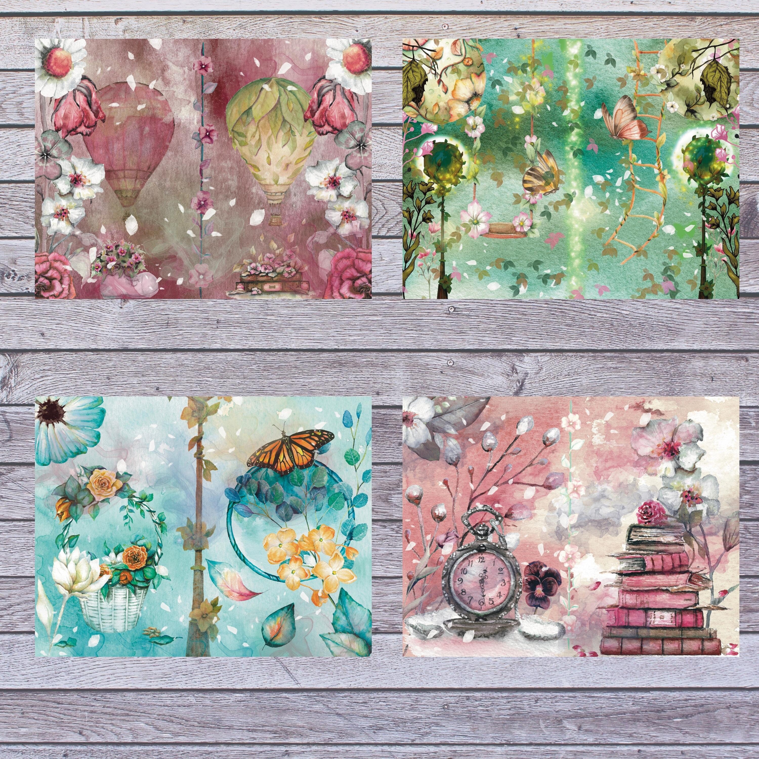 Secret Garden junk Journal Kit printable Paperhandmade - Etsy