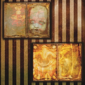 Printable Creepy Junk Journal Kit, Halloween Journal, Creepy Ephemera ...