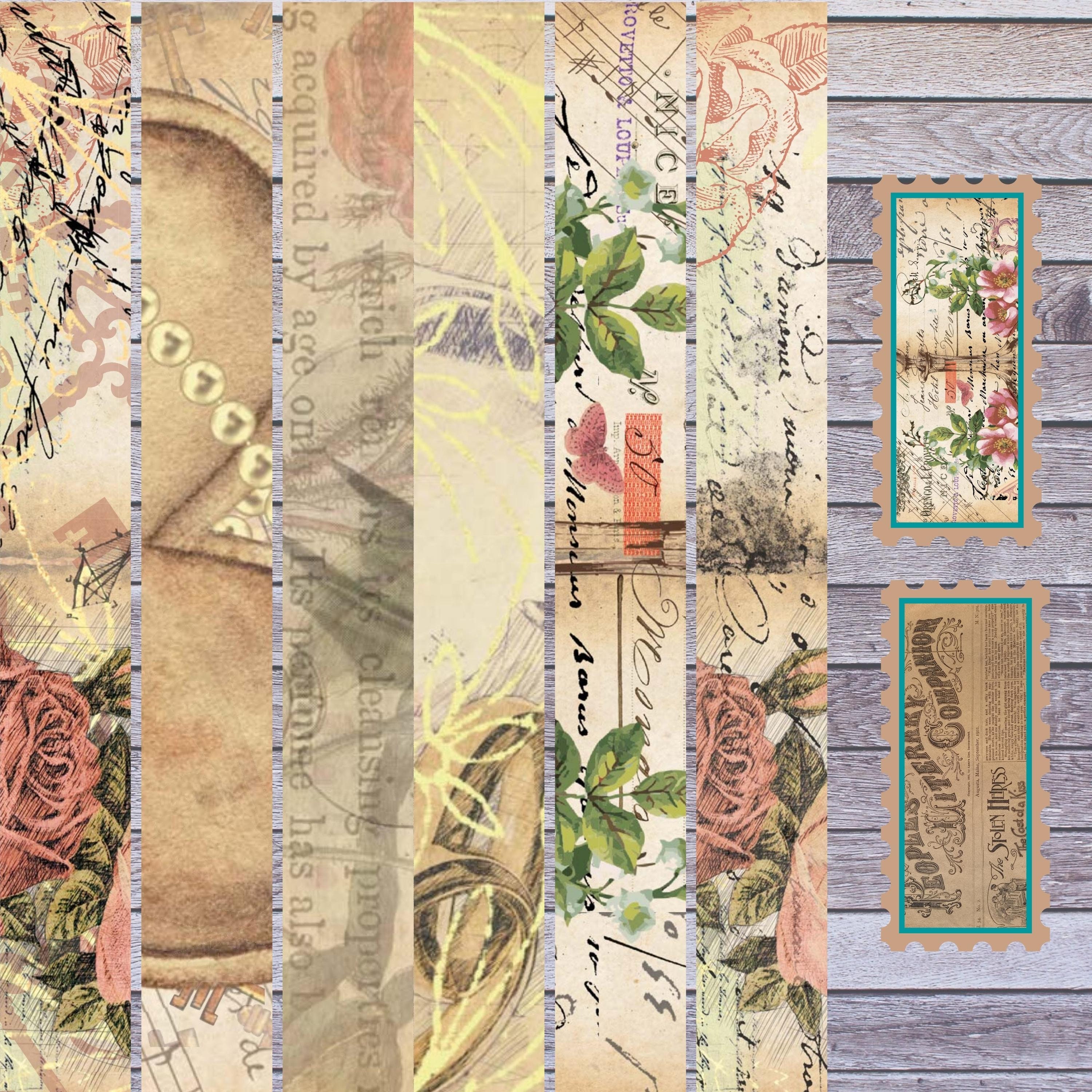 Vintage Lock & Key Junk Journal Kitprintable Vintage Junk - Etsy