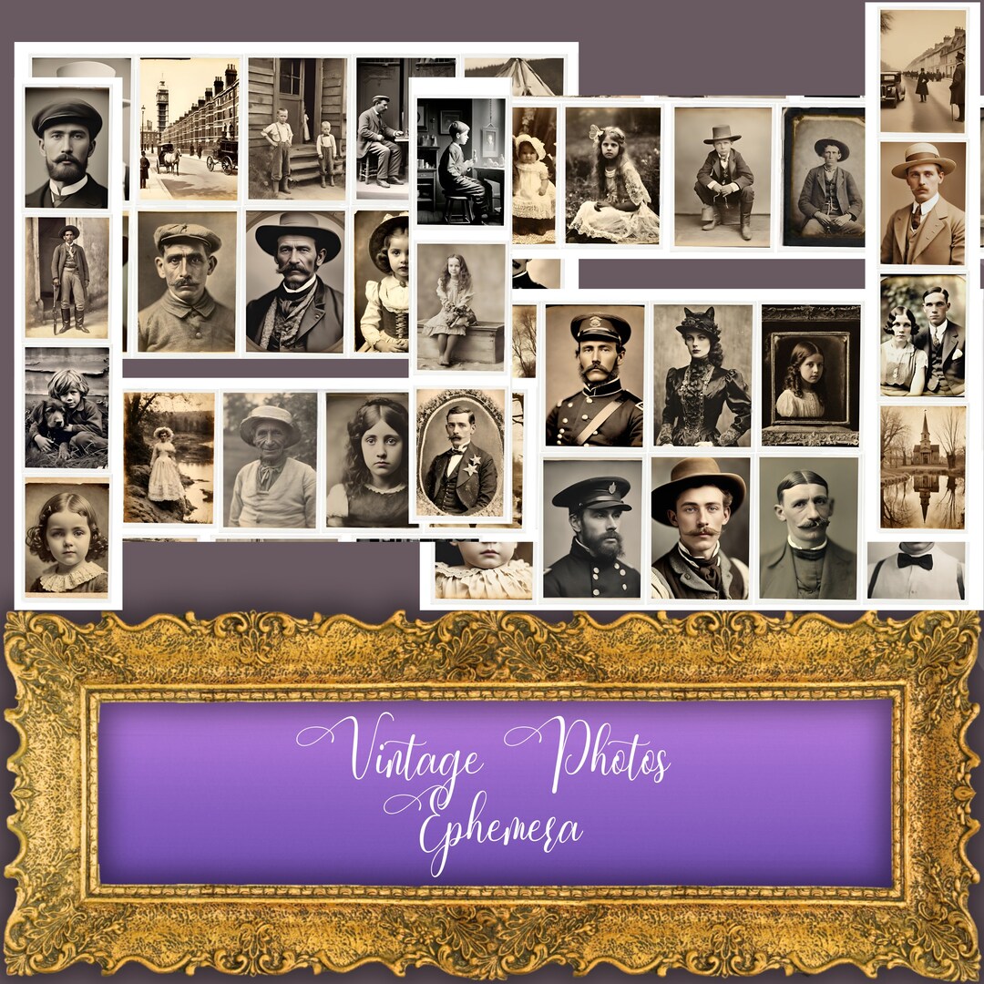 Old Vintage Ephemera Photos for Junk Journaling and Scrapbooking ...