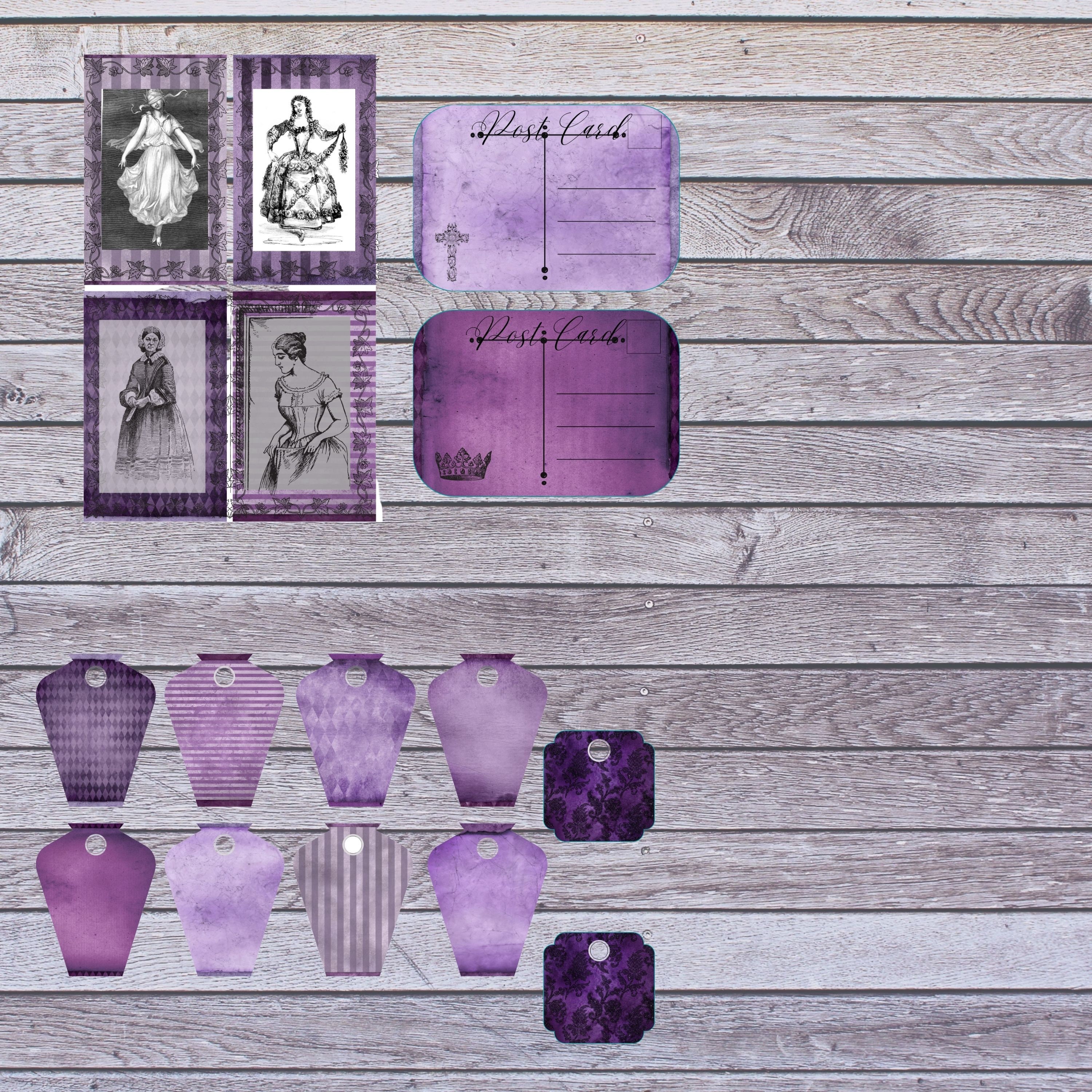 Printable Junk Journal Paper Kitprintables for Junk Journals - Etsy