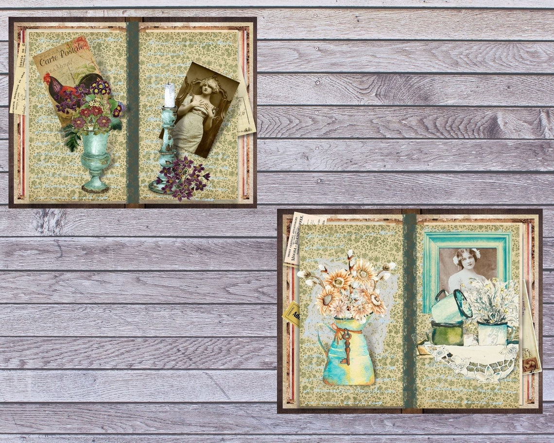 Digital Junk Journal Kit Printable Junk Journal Digital Kit - Etsy Canada