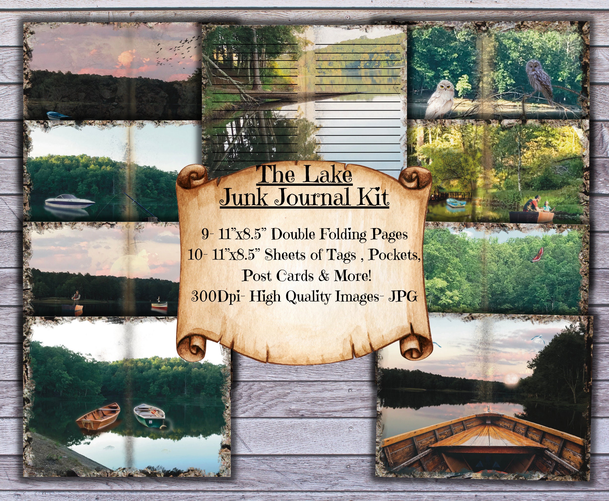 Printable Junk Journal Kit Junk Journal Tools Junk Journal - Etsy