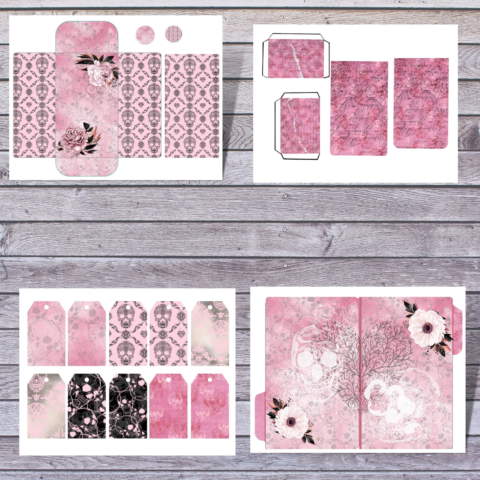 Digital Junk Journal Kit Printable Scrapbook Kit Digital - Etsy