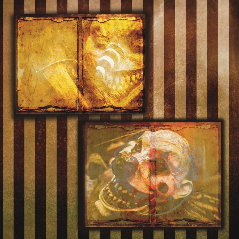 Printable Creepy Junk Journal Kit Halloween Journal Creepy - Etsy