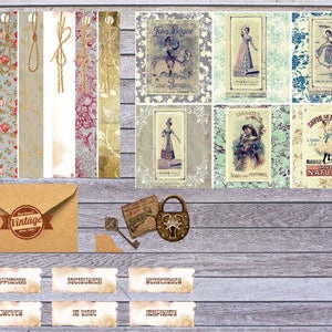 Digital Junk Journal Kit Printable, Junk Journal Digital Kit, Junk ...