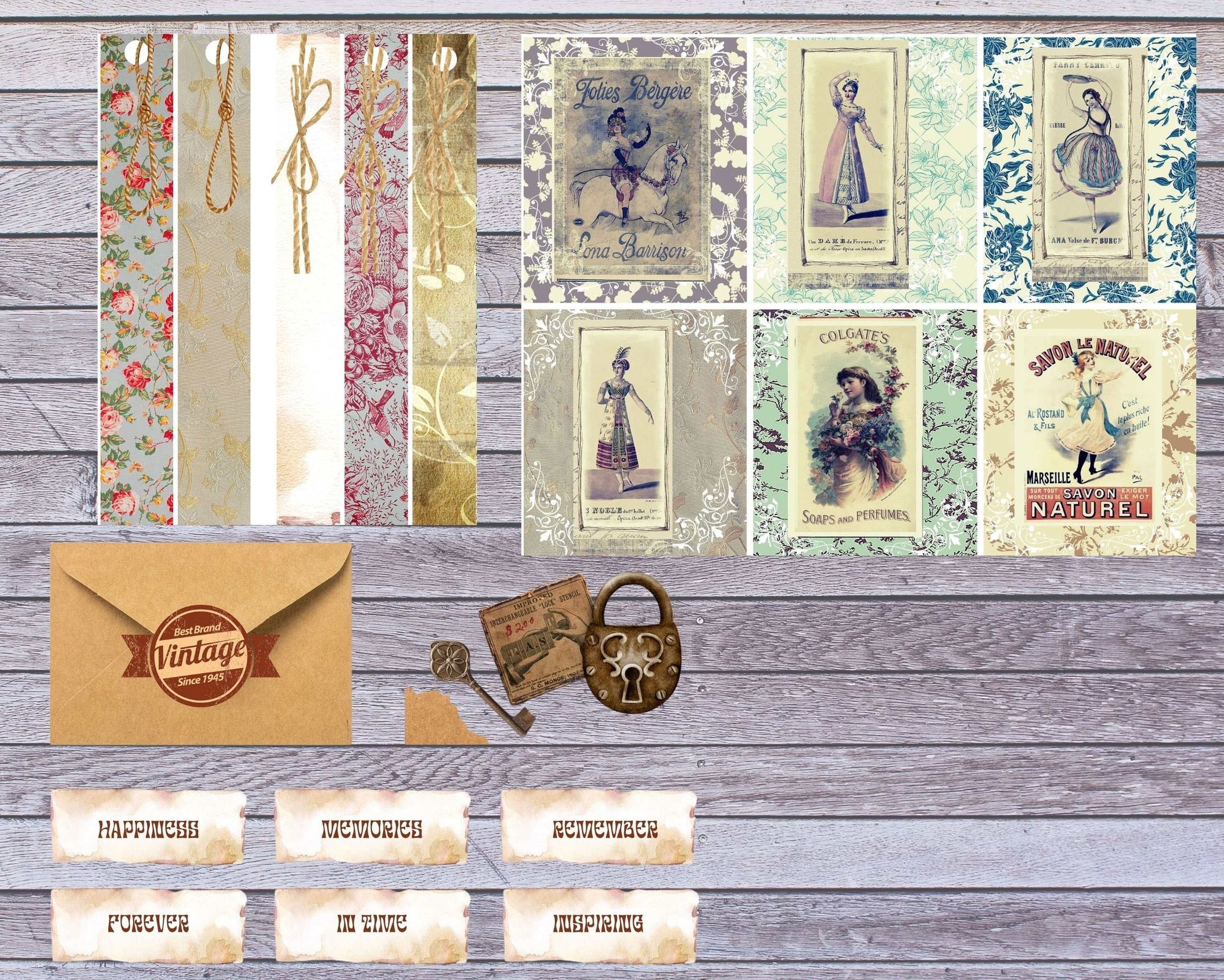 Digital Junk Journal Kit Printable Junk Journal Digital Kit - Etsy Canada