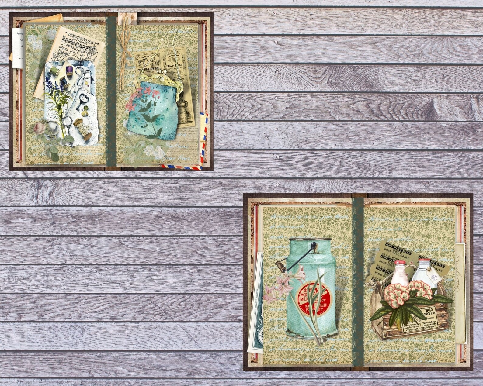 Digital Junk Journal Kit Printable Junk Journal Digital Kit - Etsy Canada