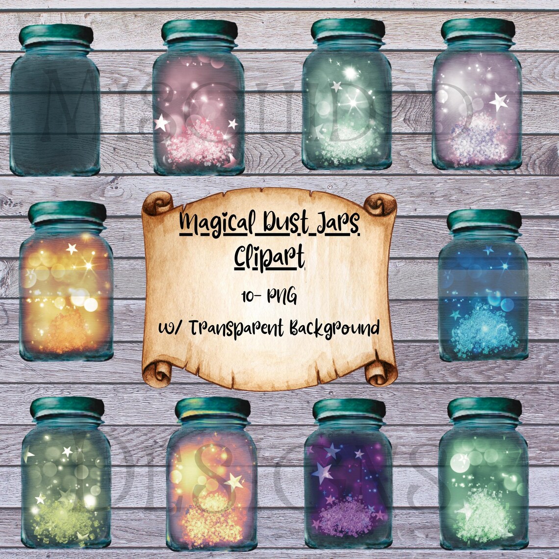 Magic Clipart Fairy Clipart Fantasy Clipart Transparent - Etsy