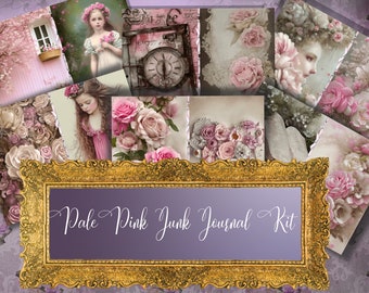 Printable Junk Journal Kit With Free Ephemera. Shabby Chic - Etsy UK