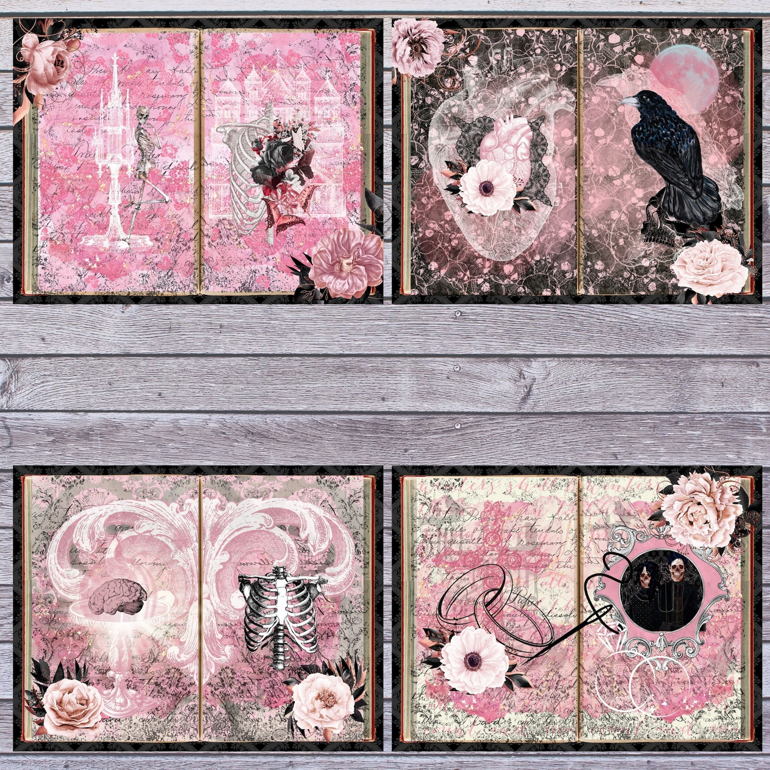 Digital Junk Journal Kit Printable Scrapbook Kit Digital - Etsy