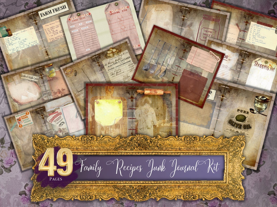 DIY Recipe Journal Kit: Printable Pages for the Perfect Cooking ...