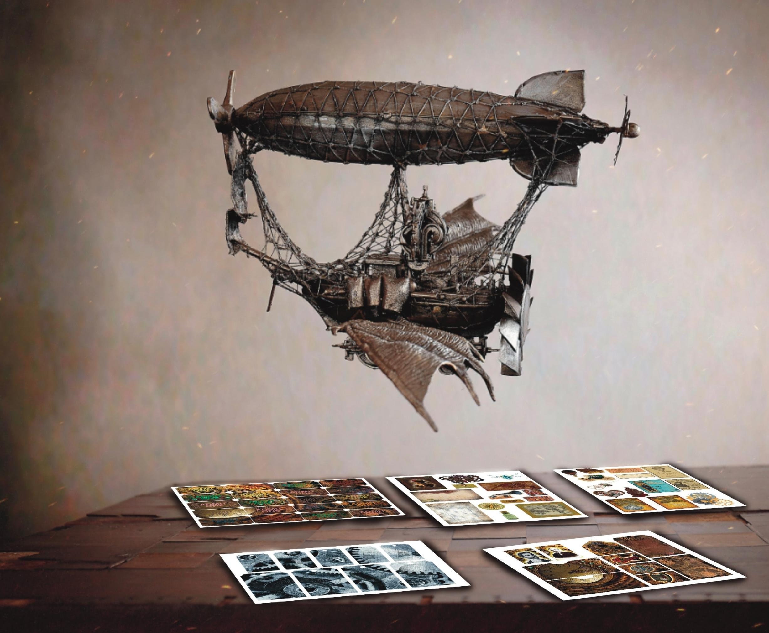 Printable Steampunk Ephemera Packephemera Downloadephemera - Etsy