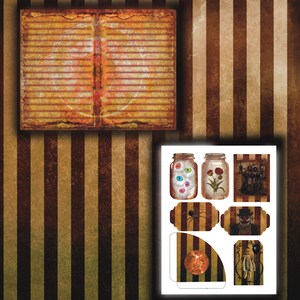 Printable Creepy Junk Journal Kit, Halloween Journal, Creepy Ephemera ...