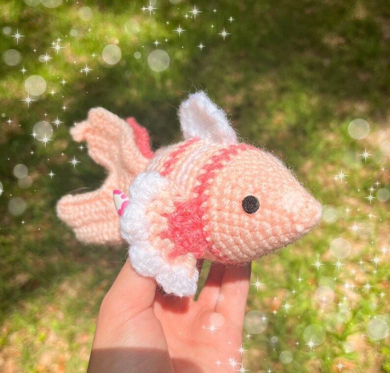 Crochet Betta Fish Pattern - Etsy