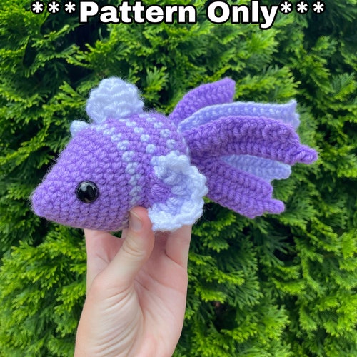 Crochet Betta Fish Pattern - Etsy