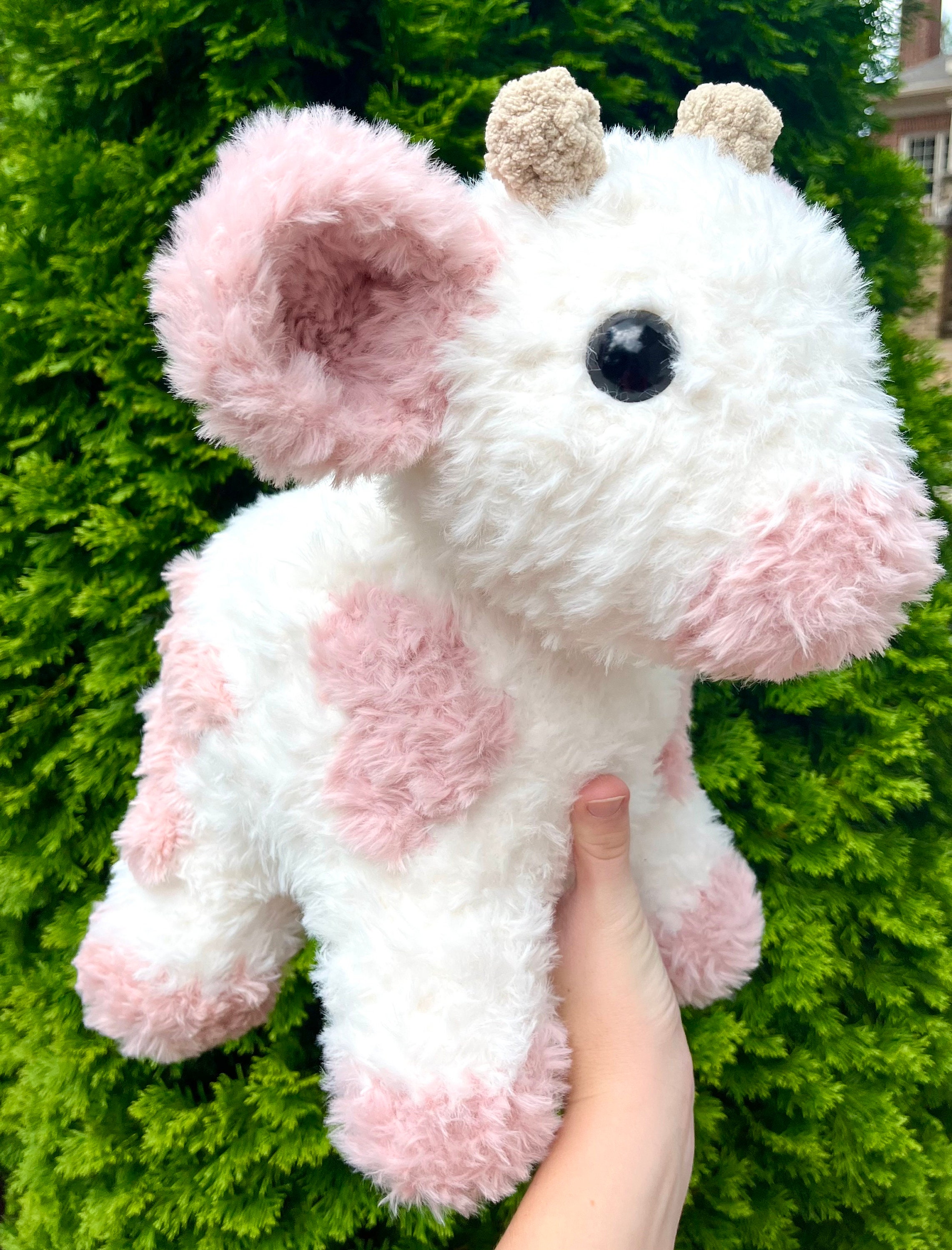 Crochet Fluffy Cow Pattern – Plush Toy DIY (PDF Pattern) - Etsy