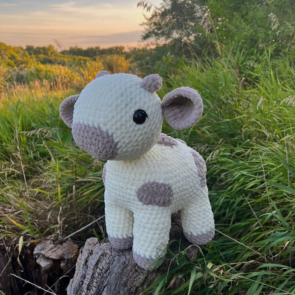 Crochet Fluffy Cow Pattern – Plush Toy DIY (PDF Pattern) - Etsy