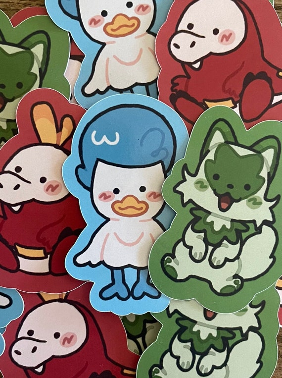 Digital Drawing & Illustration Artwork Quaxly Pokemon GEN 9 Starters ...