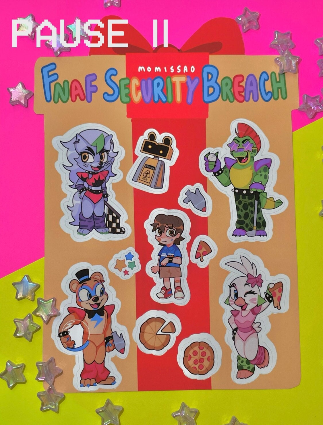 FNAF SB Mini Sticker Sheet - Etsy