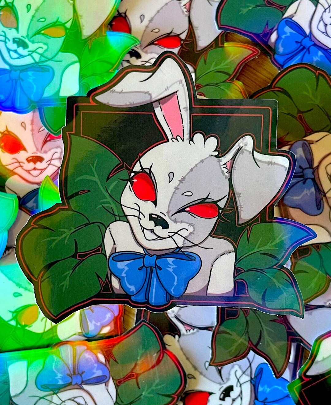 Five Nights at Freddys: Security Breach Vanny Holographic Vinyl Sticker ...