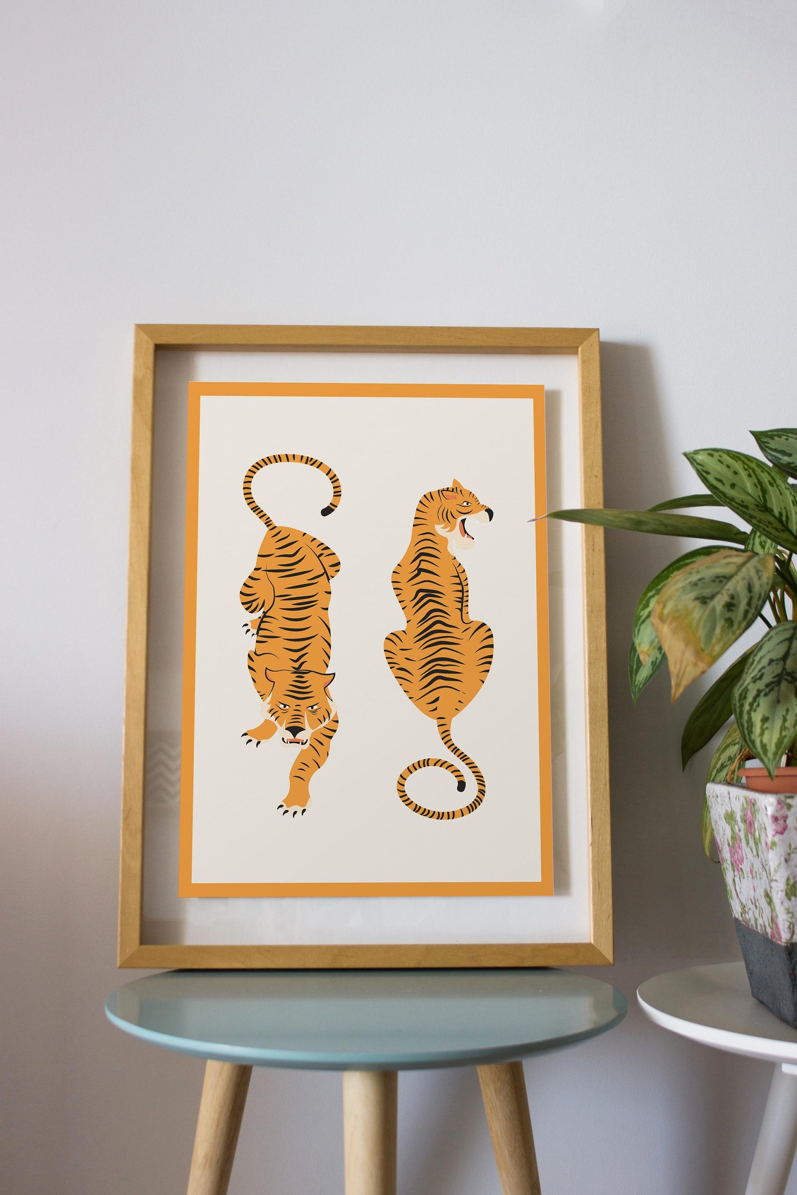 Tiger Art Print Boho Prints Animal Prints Tiger Prints - Etsy