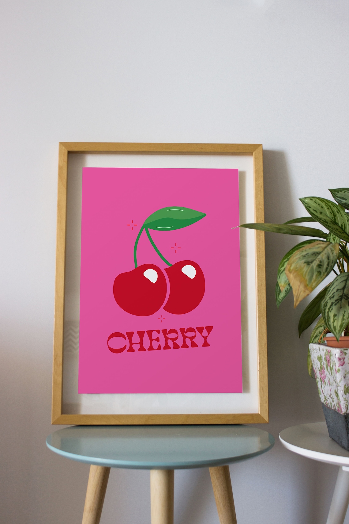 Cherry Retro Quote Digital Prints Wall Art 70s Wall Art - Etsy
