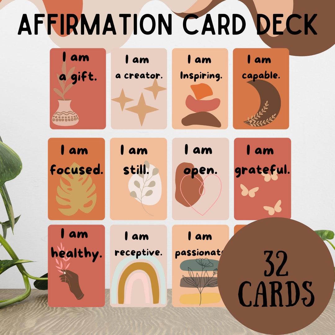 Affirmation Flash Cards, Affirmations for Adults, Affirmations for ...