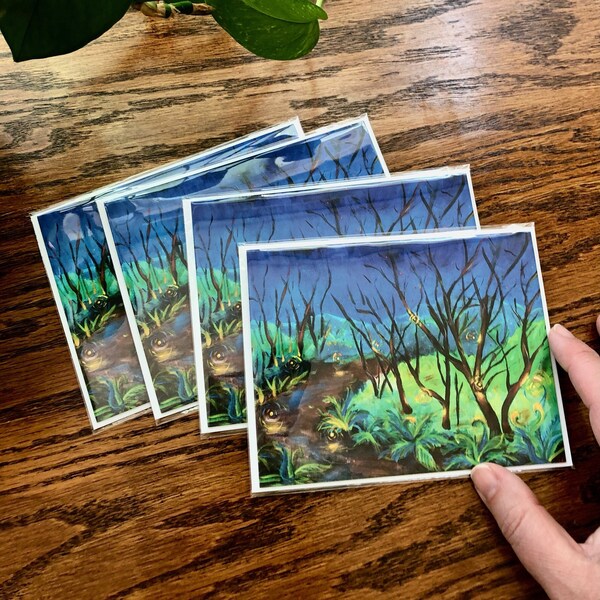 Firefly Greeting Card - Etsy