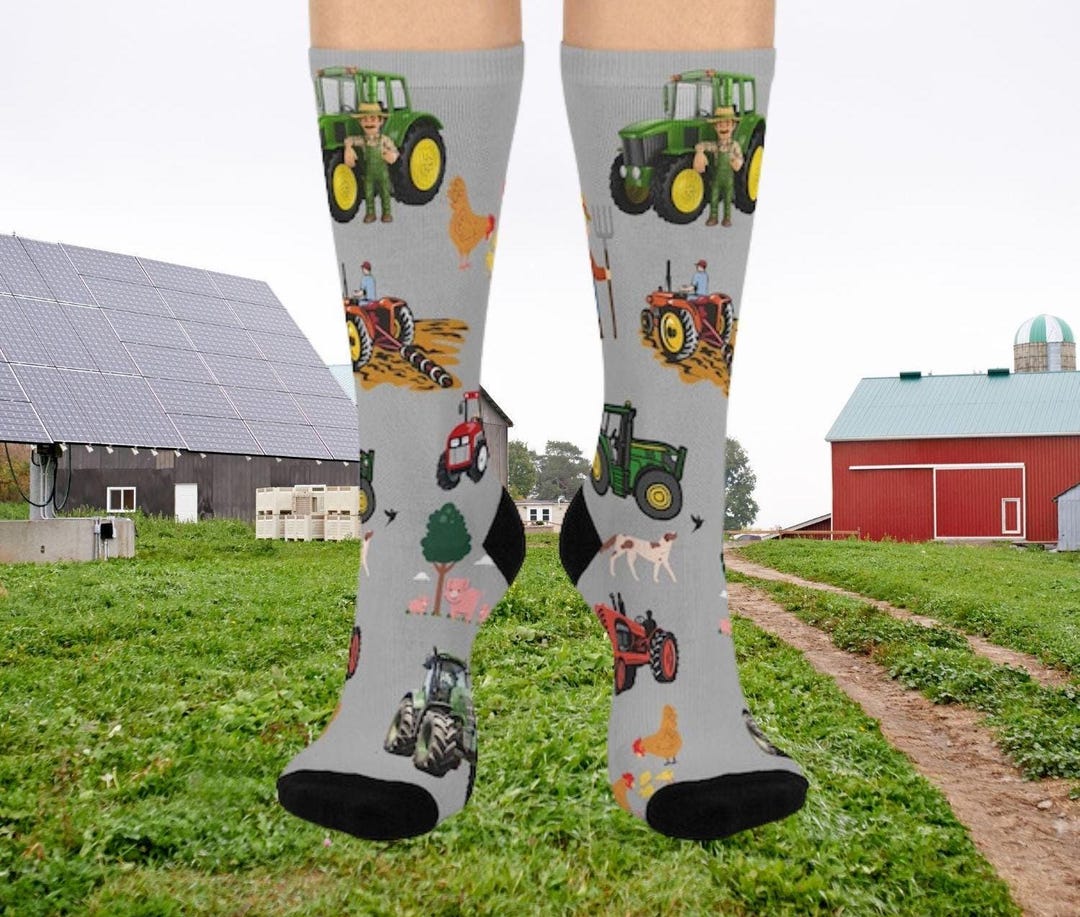 Farmer Life Socks, Farmer, Gift, Friend, Animals, Mom, Dad, Birthday ...