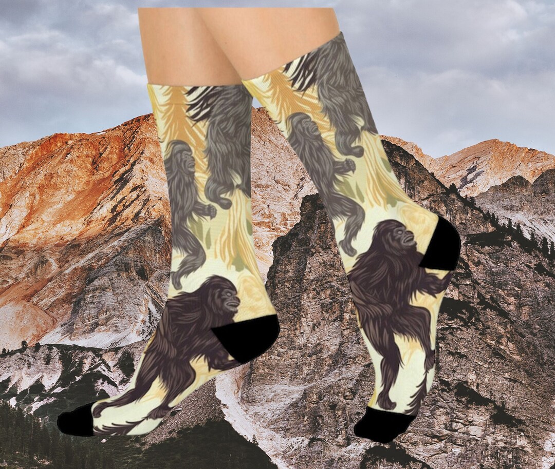 Big Foot Socks, Sasquatch Socks, Friend Gift, Birthday Gift, Dad Gift ...