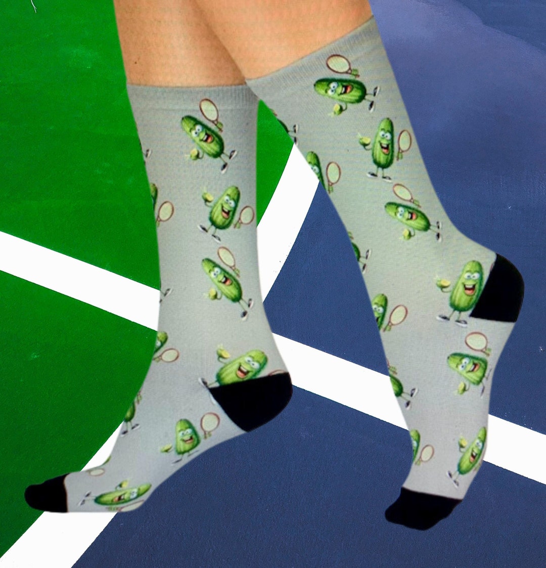 Funny Pickle Ball Socks Man, Woman, Girl, Girlfriend, Sports, Game, Mom ...