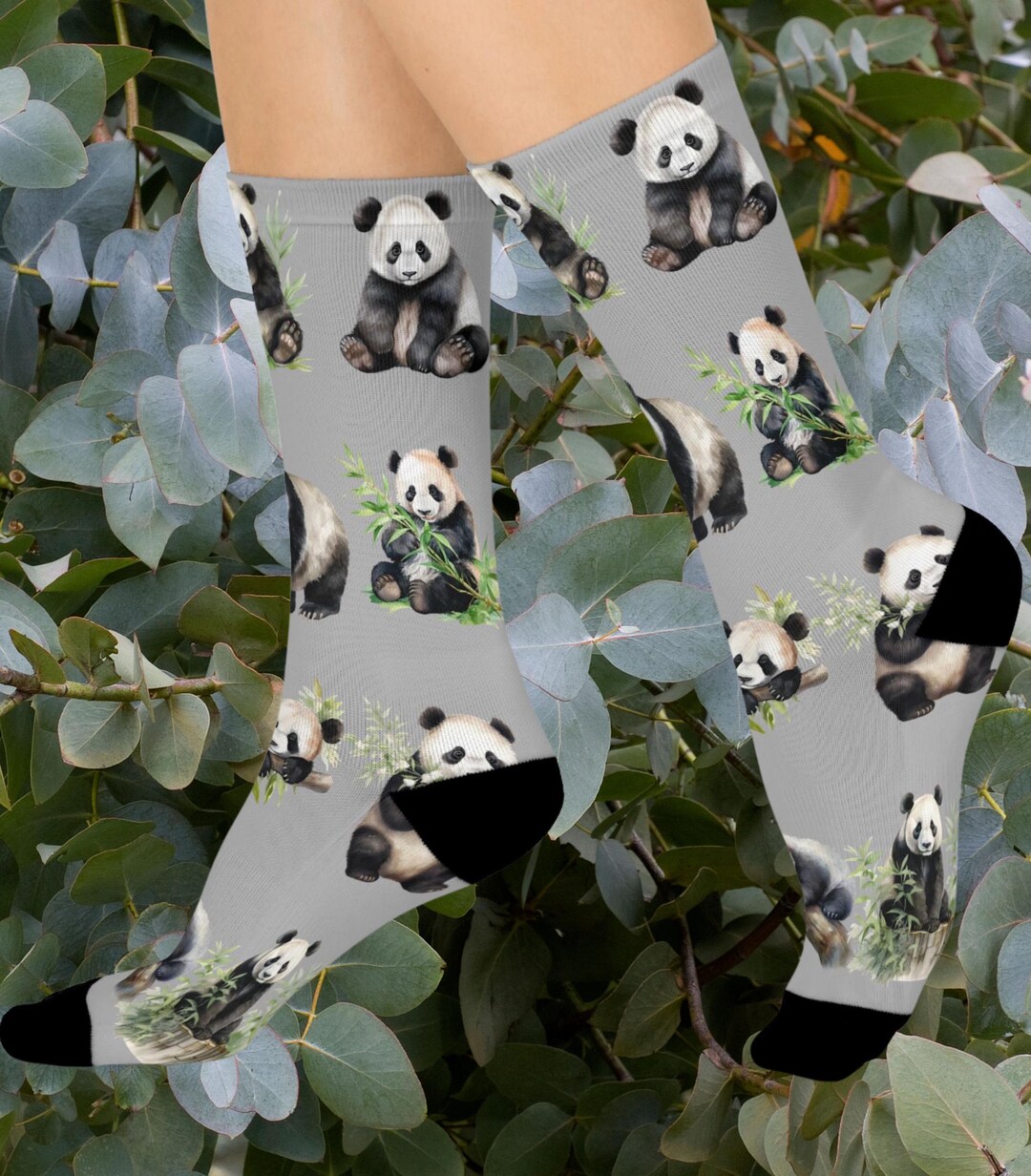 Cute Panda Socks, Panda Gift, Pet Owner Gift, Panda, Friend Gift ...