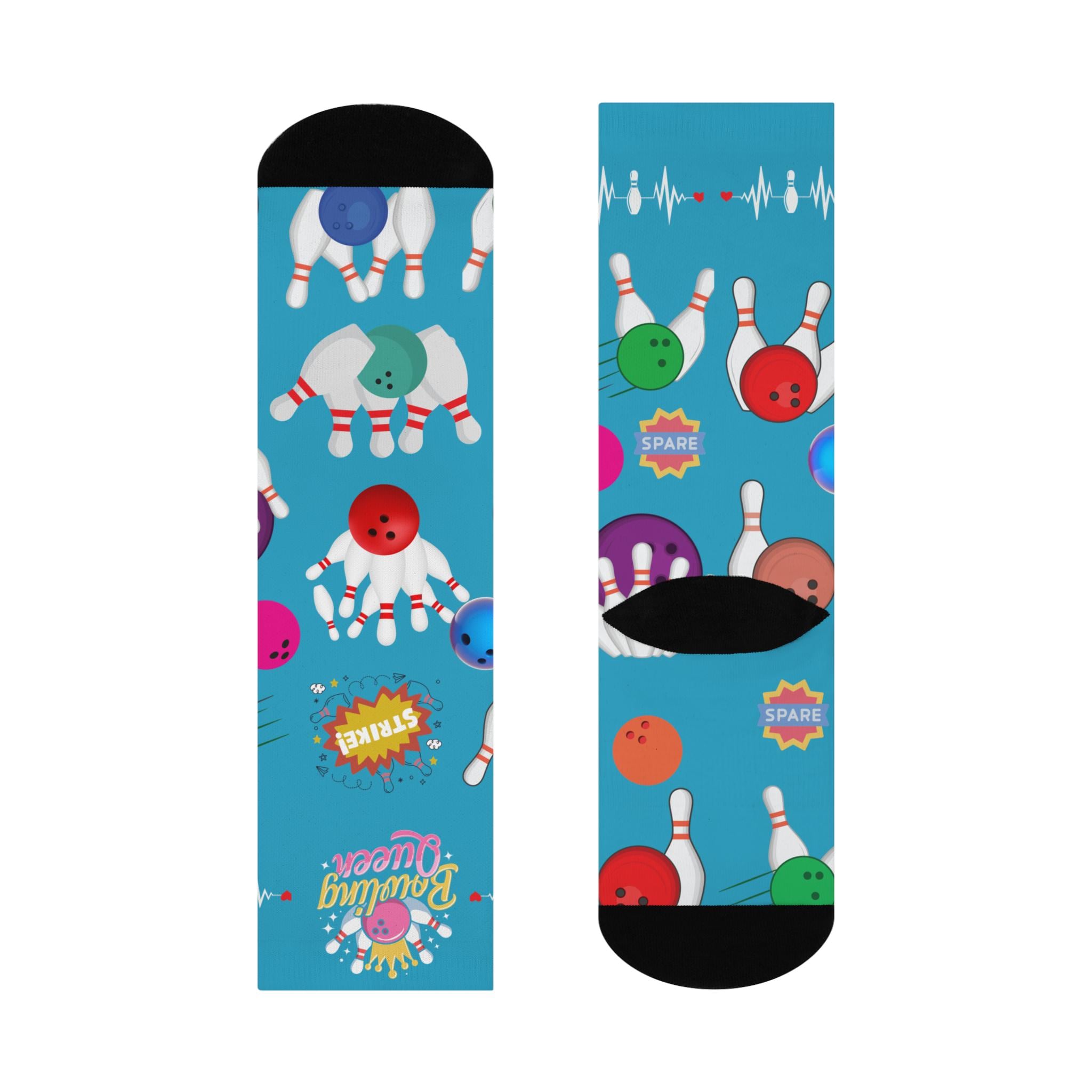 Bowling Alley Socks - Perfect Gift for Bowlers Fans, Fun Gift for ...