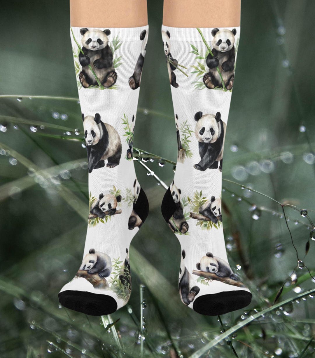 Cute Panda Socks, Panda Gift, Pet Owner Gift, Friend Gift, Panda ...