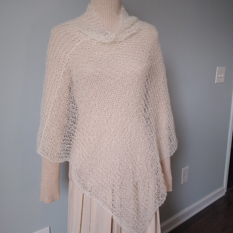 Hand Knit Poncho - Etsy